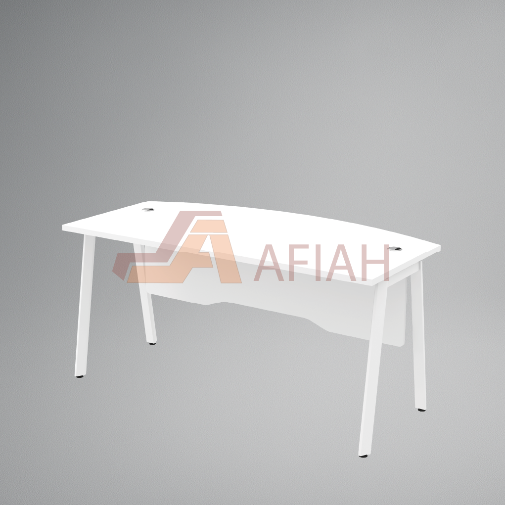 Curve Front Office Table (Model TA1830) – AFIAH TRADING COMPANY