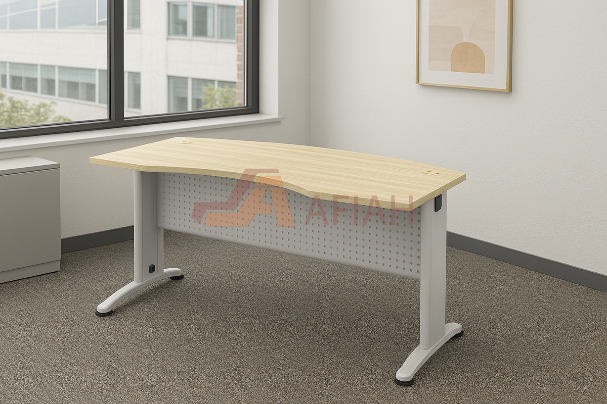 Curve Office Table (Model TB1890) – AFIAH TRADING COMPANY
